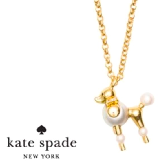 kate spade | Jewelry | Rare Kate Spade Necklace Year Of The Dog Poodle ...